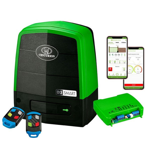 Centurion Gate Motor D3 SMART 12VDC Incl 2 x TX4 Nova (No Base Plate ...